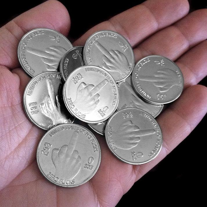 "The Middle Finger" Coin - 10 Pack **SPECIAL** – ZFG Inc. - Zero Fucks Coin