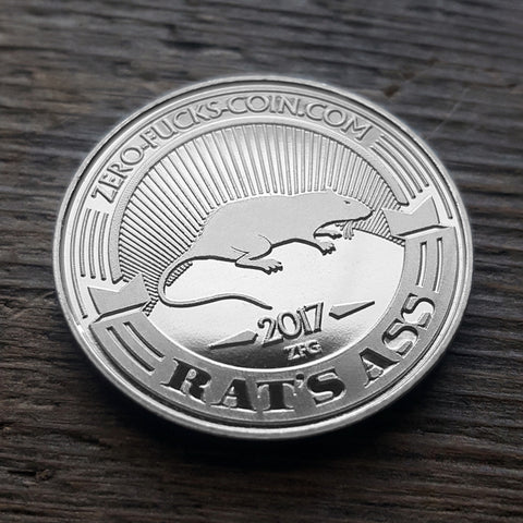 "Rat's Ass" Coin - 10 Pack **SPECIAL** – ZFG Inc. - Zero Fucks Coin